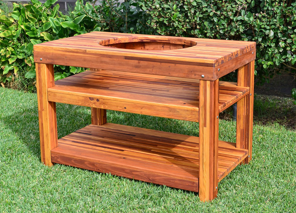 Outdoor Table with Built In Grill - San Francisco - by Forever Redwood ...