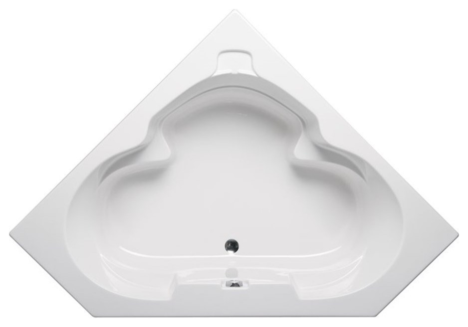 Malibu Home Mandelay Whirlpool Massaging Air Jet Bathtub 59x 59x 23
