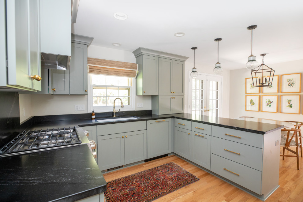 Green Kitchen - Transitional - Kitchen - Other - by Curran Cabinetry ...