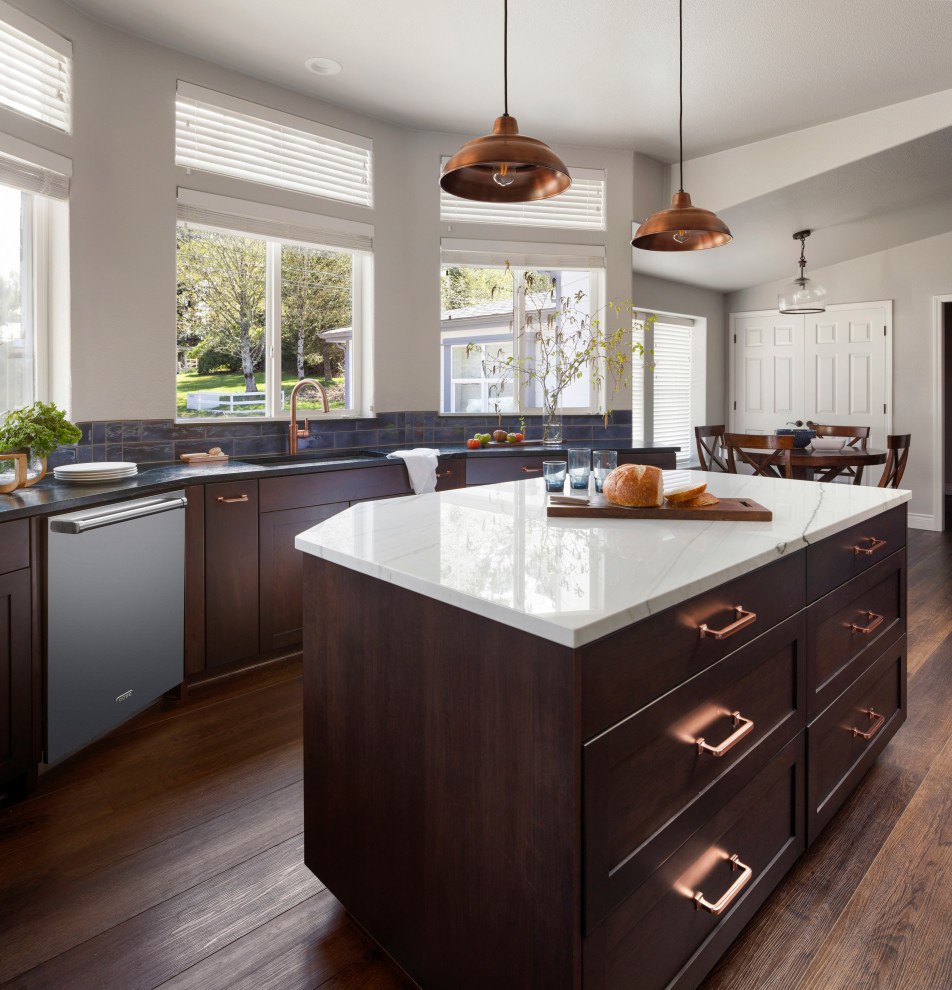 The Cafe Kitchen Remodel - Transitional - Kitchen - Portland - by C&R ...