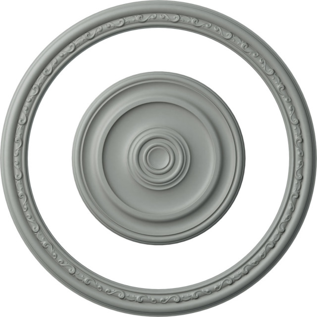 36"OD Ceiling Ring with 19 3/4"OD Ceiling Medallion Kepler Kit ...