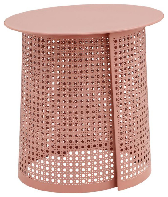 Pesky Coral Pink Side Table - Contemporary - Side Tables And End Tables ...