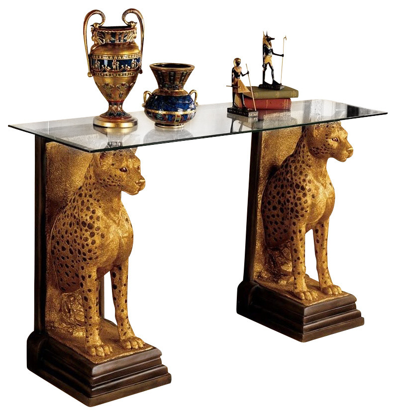 Royal Egyptian Cheetah Console - Console Tables - by XoticBrands Home ...