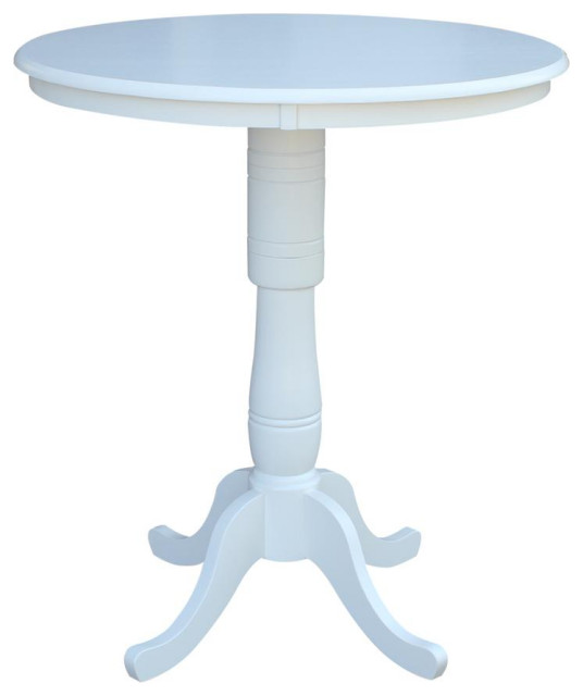 Round Top Pedestal Table - Contemporary - Outdoor Dining Tables - by ...
