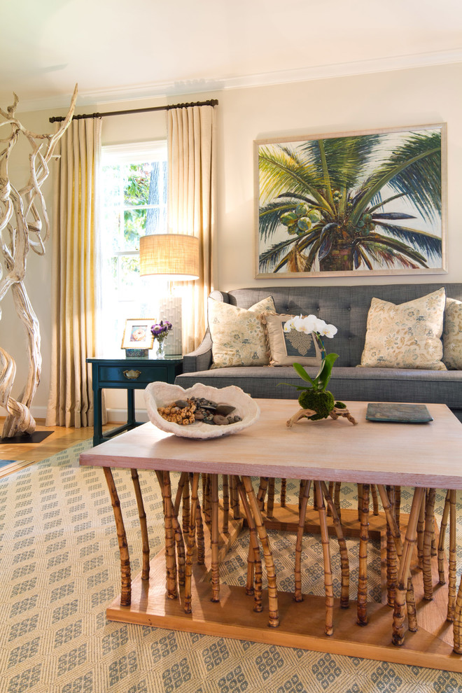 California Cottage - Beach Style - Living Room - Los Angeles - by ...