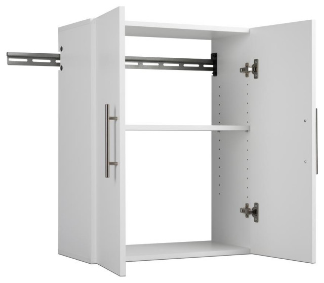 HangUps 24 Upper Storage Cabinet, White - Transitional - Dining Chairs ...