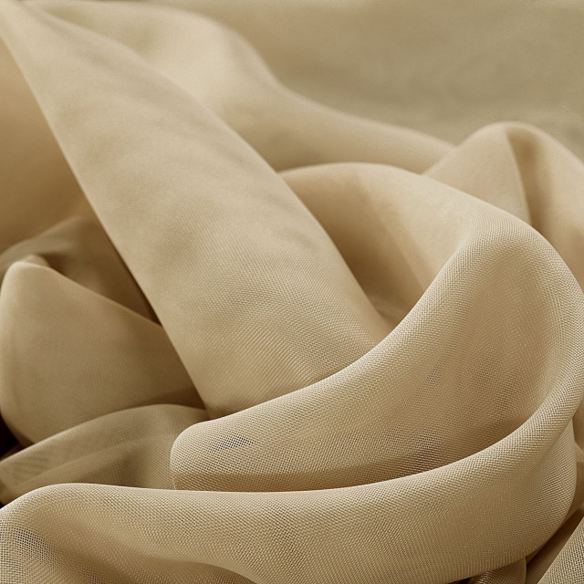 Signature Soft Tan Sheer Fabric Sample, 4Wx4L, 4W x 4L - Transitional ...