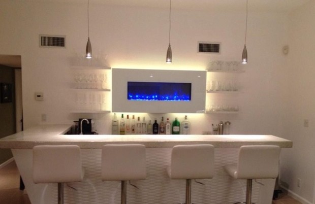 Custom Mid Century Modern Bar - Midcentury - Home Bar - Los Angeles ...