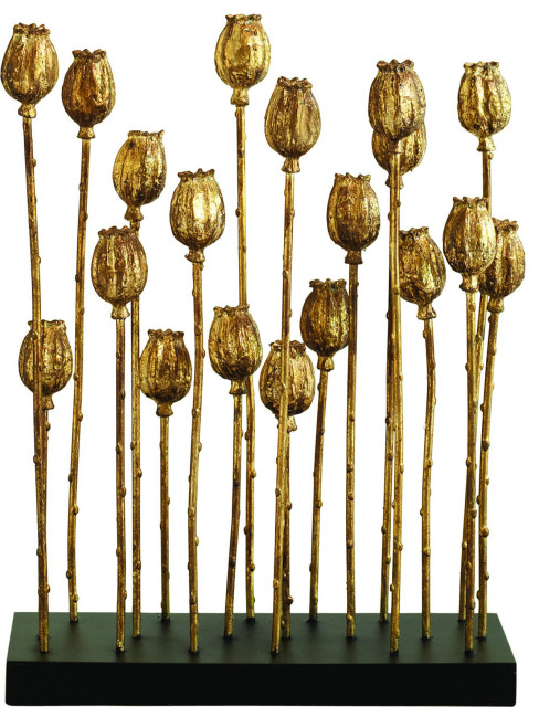 Poppy Pod Sculpture - Contemporary - Decorative Objects And Figurines ...