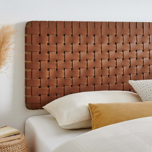 Wall Mounted Leather Headboard