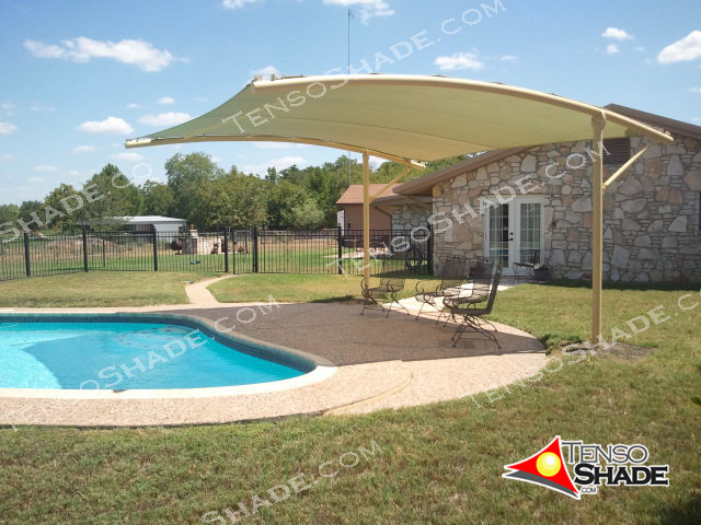 Pool and Decks Shade Structures - Modern - Austin - by TensoShade, LLC ...