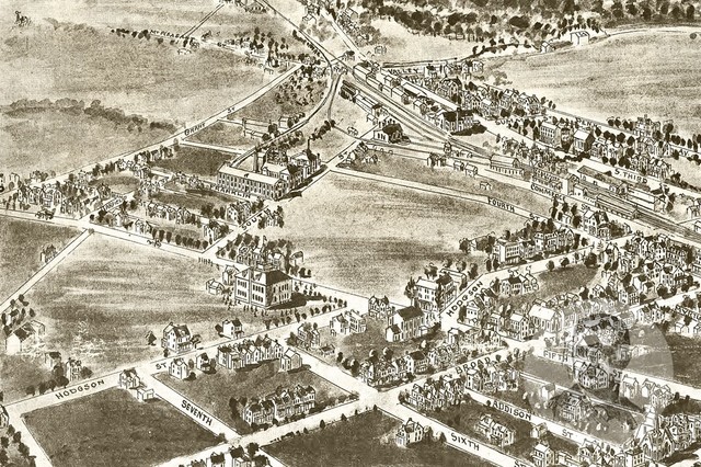 Old Map of Oxford Pennsylvania 1907, Vintage Map Art Print, 18"x24 ...