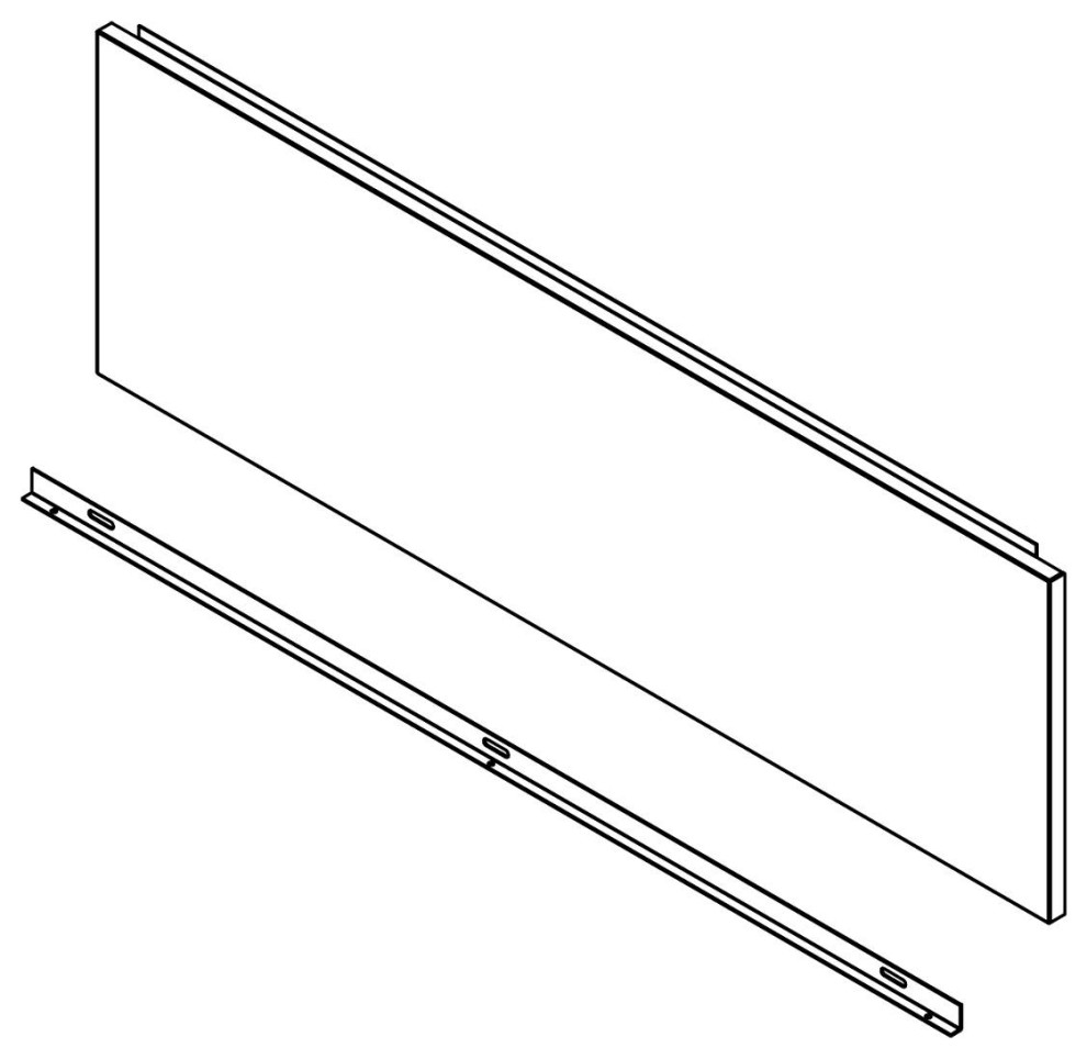 Elkay ACCESS12x38-5 Access Panel Kit and L-Bracket for Bi-Level ...