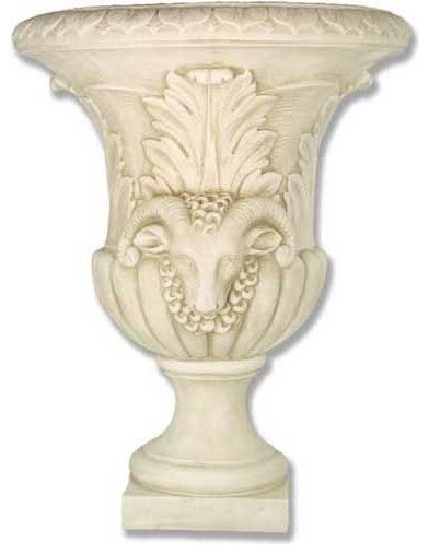 Ram Head Pot 36 Planter - Traditional - Garden Statues And Yard Art ...