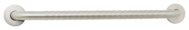 ADA Bathroom Shower Grab Bar With Safety Grip, Satin, 42" - Industrial ...