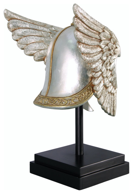 Valkyrie Helmet Statue With Museum Mount - Traditional - Decorative ...