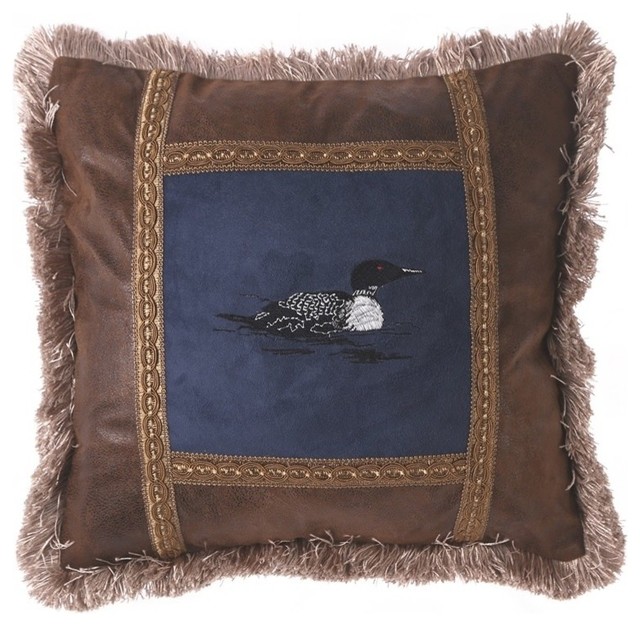 Loon Pillow - Southwestern - Decorative Pillows - by Carstens | Houzz