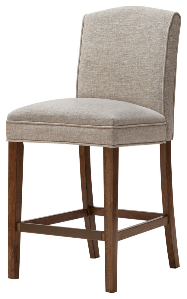 Madison Park Camel Counter Stool - Transitional - Bar Stools And ...