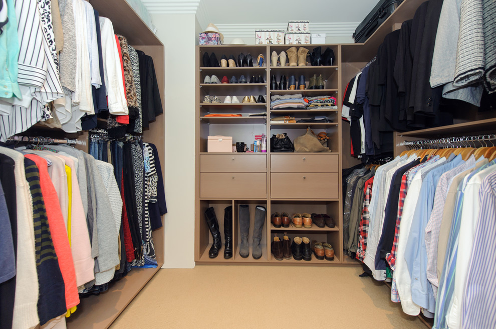 Walk In Wardrobe Castle Hill- Finish Polytec Hazel Strata - Modern ...