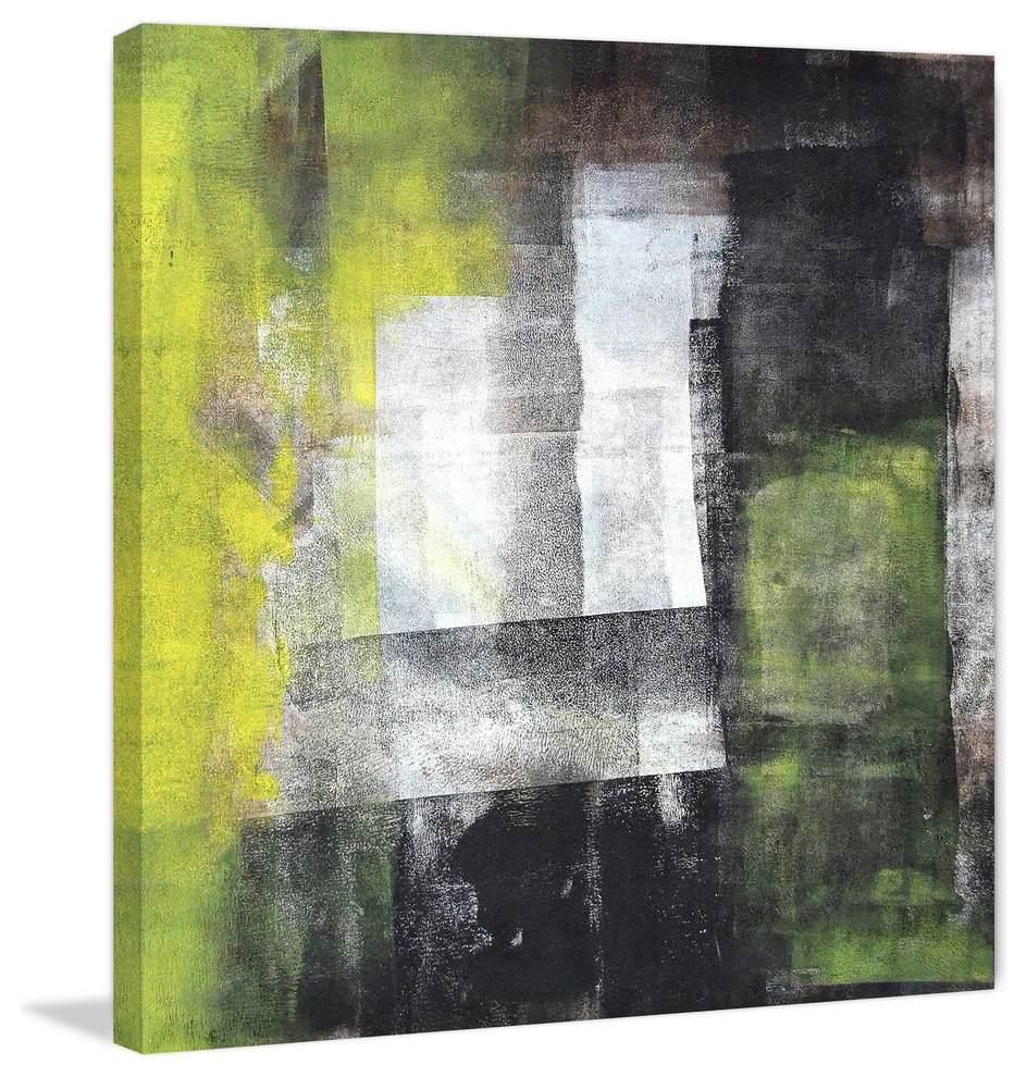 "Square of Light" Painting Print on Canvas, 24"x24" - Contemporary ...