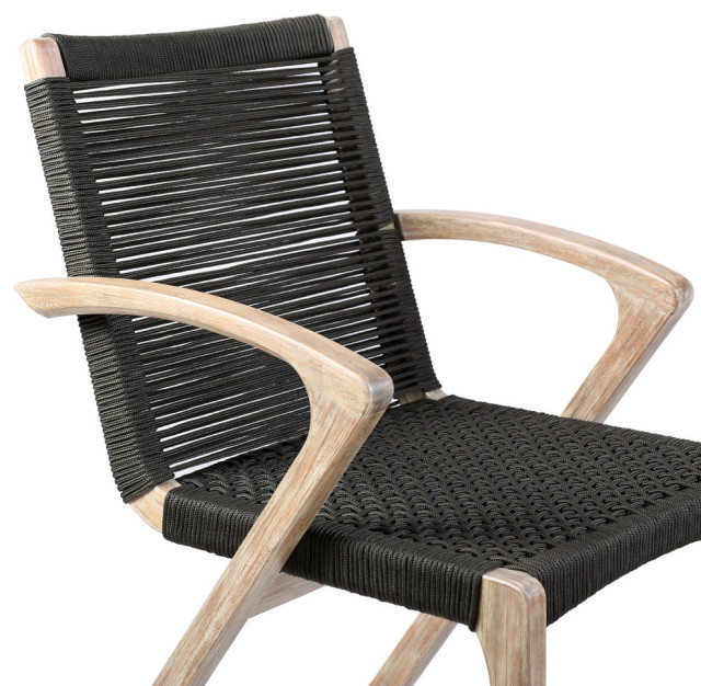 Nabila Outdoor Dining Chairs, Set of 2 - Beach Style - Outdoor Dining ...