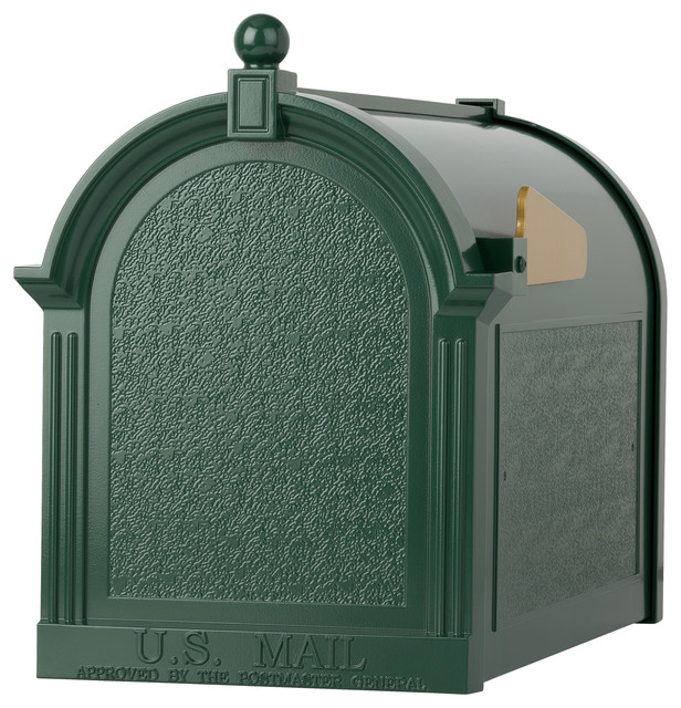 Capital Mailbox, Green - Traditional - Mailboxes - by Organize-It | Houzz