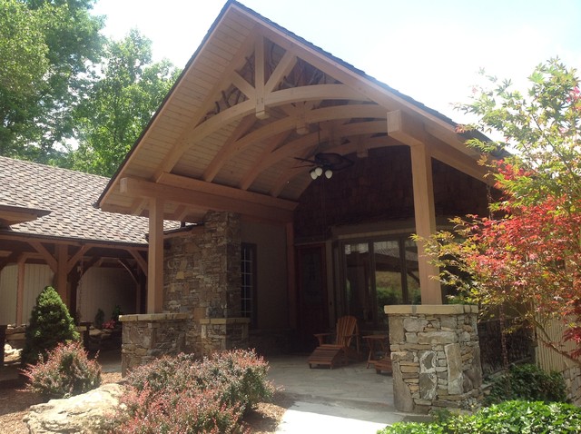 Rustic Porte Cochere