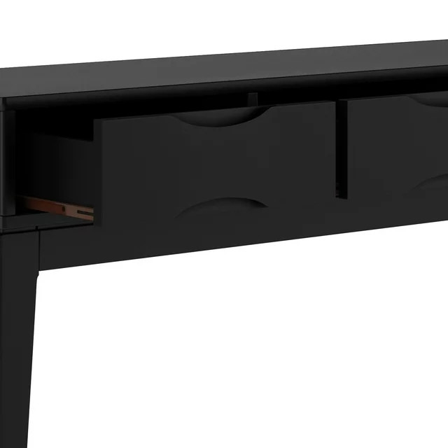 Mid-Century Modern 54-Inch Console Table in Solid Hardwood ...
