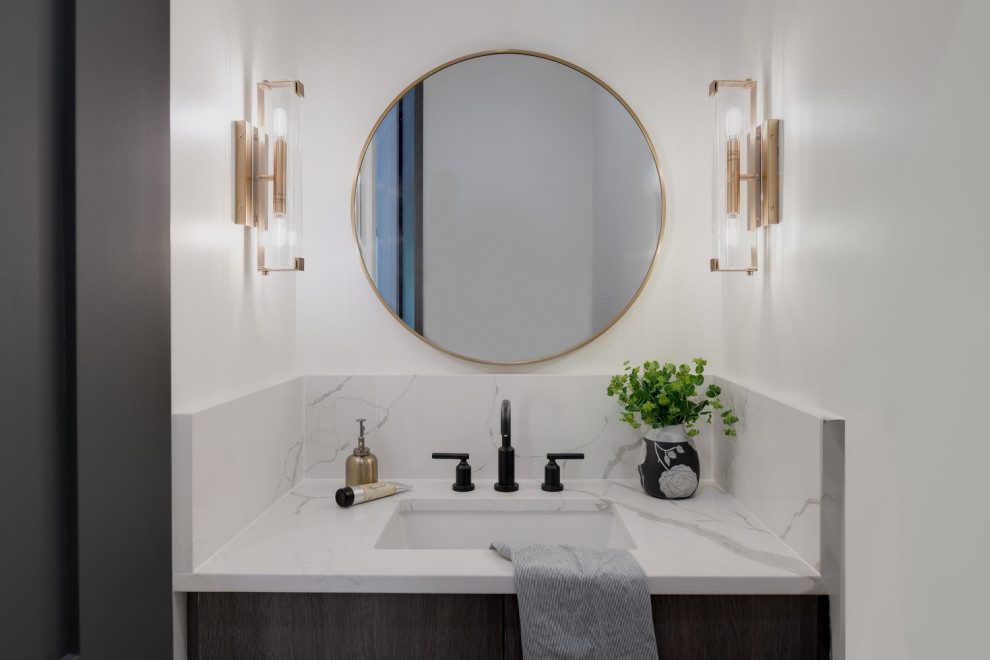 From the Ground Up: Bold but Warm Modern Farmhouse - Farmhouse - Powder ...