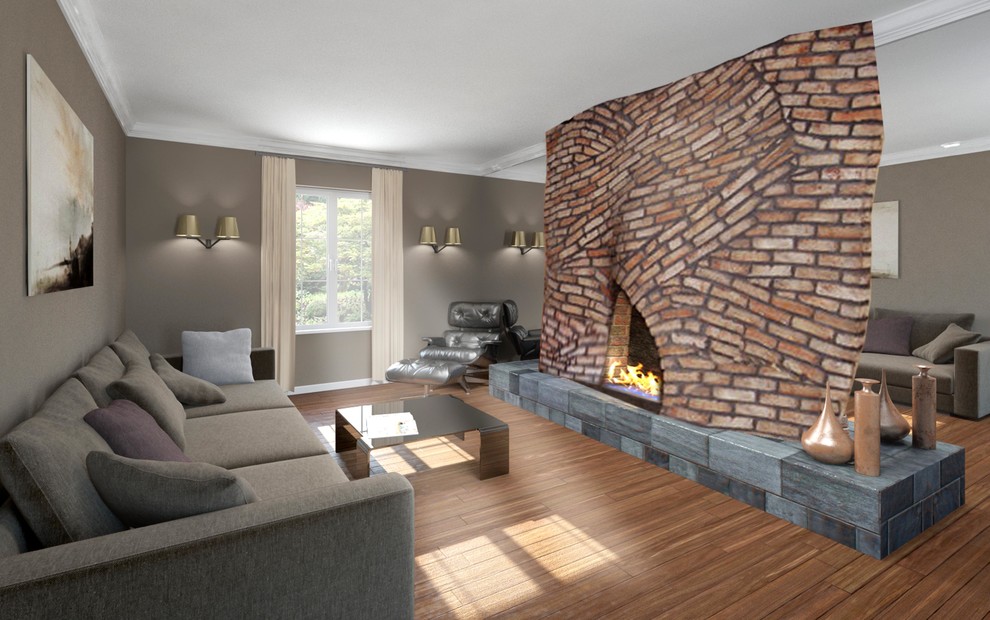 Before & After : The Monster Fireplace | Houzz AU