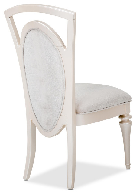 AICO Michael Amini Overture Champagne Side Chairs, Set of 2 ...