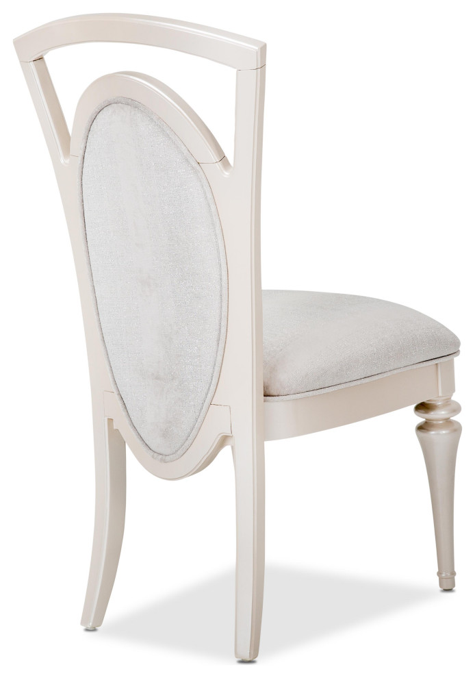 AICO Michael Amini Overture Champagne Side Chairs, Set of 2 ...