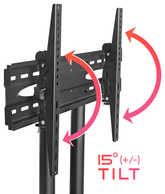 TV Stand Mobile Cart Mount Wheels for Plasma, LED, Flat Screen - fits ...