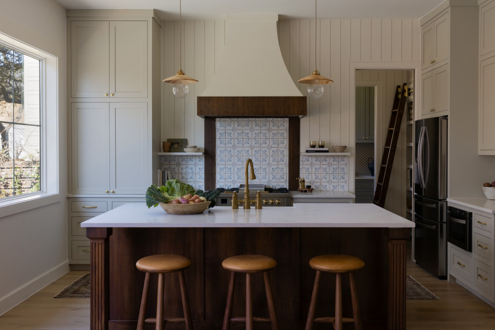 Old Enfield - Transitional - Kitchen - Austin - by Audrey Scheck Design ...