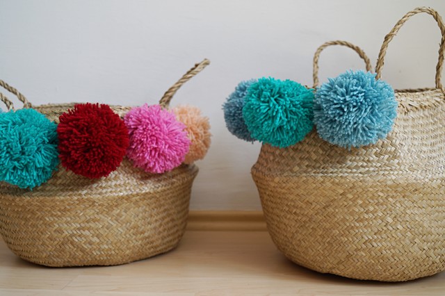DIY: Fun Frills for Your Storage Basket