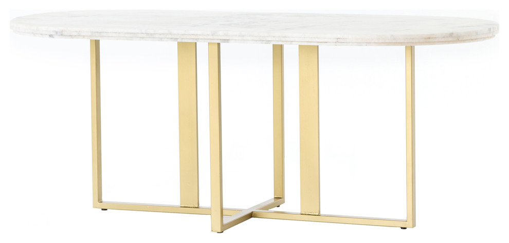 Devan Oval Dining Table - Contemporary - Dining Tables - by The Khazana Home Austin Furniture ...