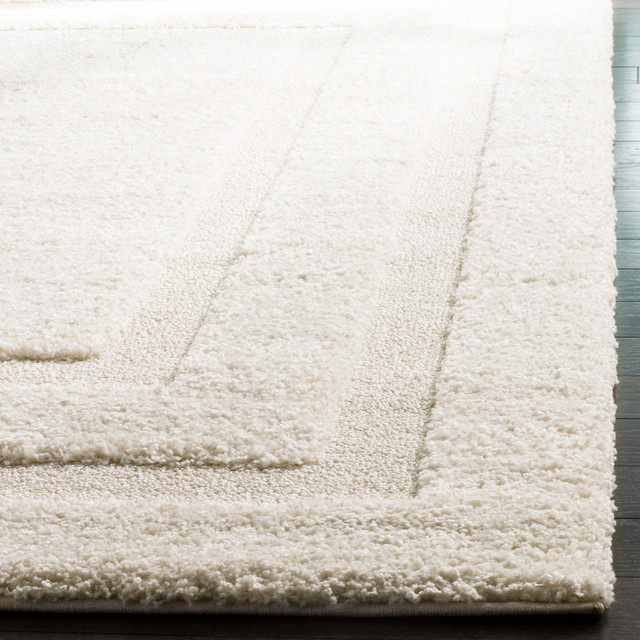 Safavieh Florida Shag Collection SG454 Rug, 5' Round - Contemporary ...