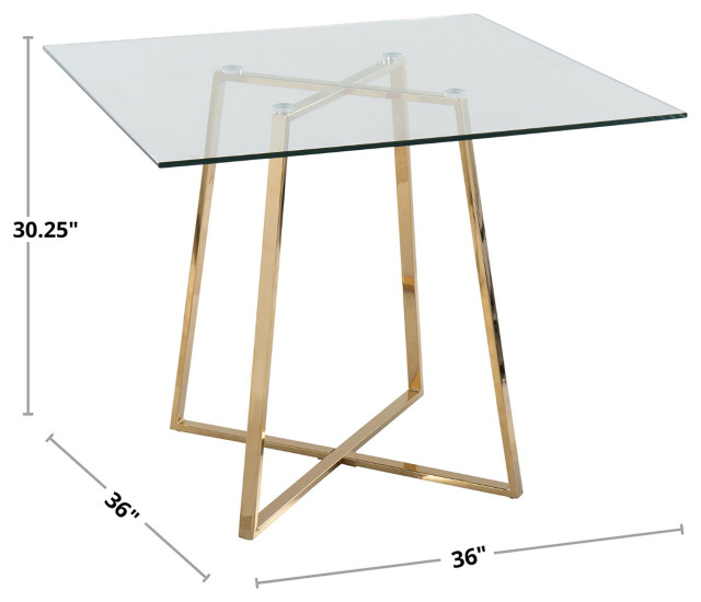 Cosmo Square Dining Table - Contemporary - Dining Tables - by ...