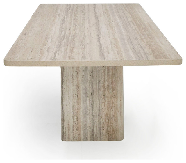 Nova Domus Roma Modern Travertine Rectangular Dining Table - Rustic - Dining Tables - by Vig ...