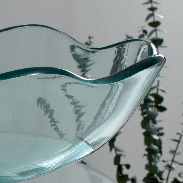 Fresca FVN1036 Netto 24" Modern Glass Bathroom Vanity With Wavy Edge ...