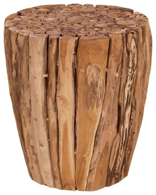 Teak Branch Stool - Rustic - Accent And Garden Stools - by HedgeApple ...