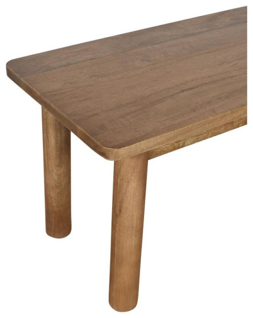 50 Rustic Solid Wood Dining Bench - Transitional - Dining Benches - by ...