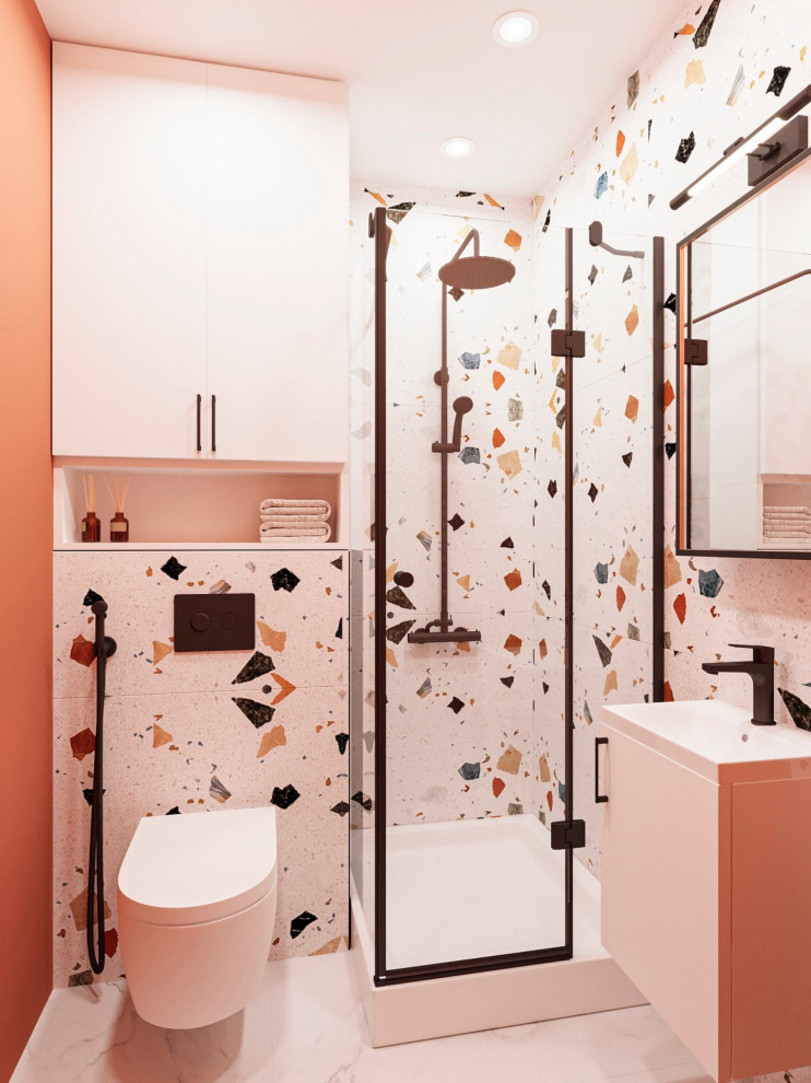 Terrazzo Shower Room - Bathroom - London - by DEZAI | ONLINE INTERIOR ...