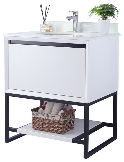 Miseno MVREP-30W Repose 30" - Transitional - Bathroom Vanities And Sink ...