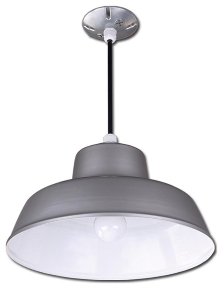 Canarm Outdoor Barn Style Light BL14CL, Aluminum - Farmhouse - Outdoor ...