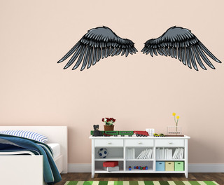 Wings Vinyl Wall Decal WingsUScolor031 - Contemporary - Wall Decals ...