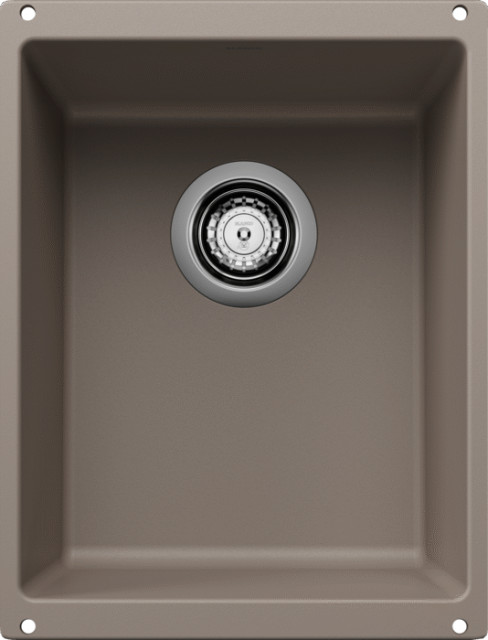 Blanco Precis 13-3/4" Undermount Single Basin SILGRANIT Kitchen Bar ...