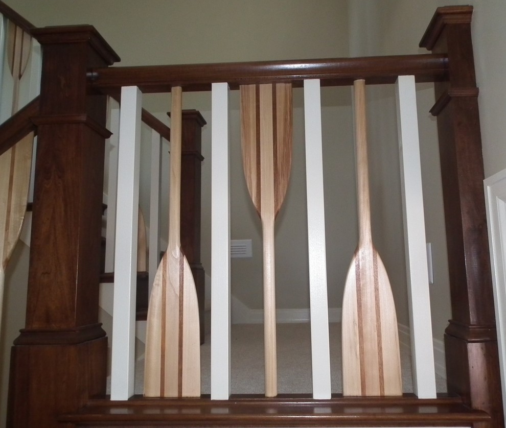 Paddle Staircase - Beach Style - Staircase - Indianapolis - by Mike ...