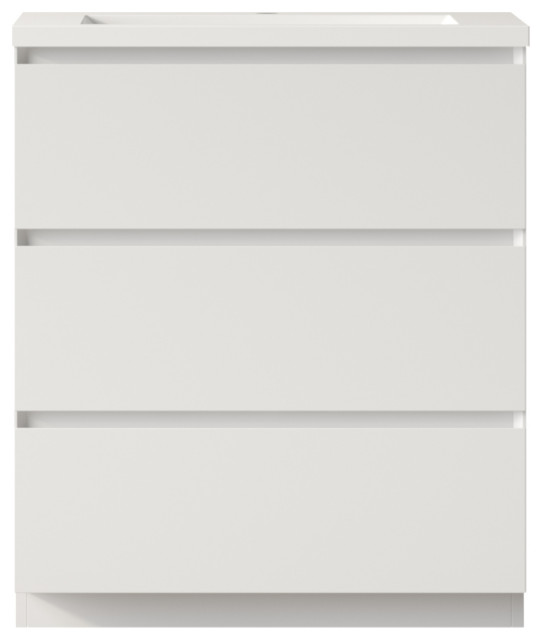 Cascade 30 in. Bathroom Furniture Set with Cabinet and Basin - Modern ...