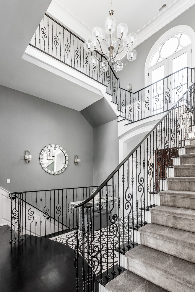 home remodel - French Country - Staircase - Columbus - by KP Designs ...